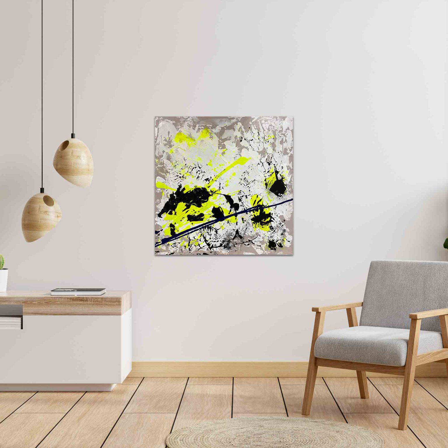 Das perfekte Wandbild für den Skandi-Wohnstil